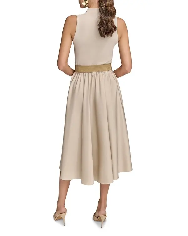 Donna Karan New York Belted Midi Dress