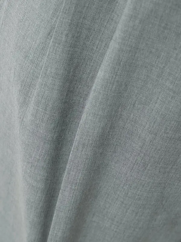 BLAZÉ MILANO Fox Pleated Wool-twill Straight-leg Trousers