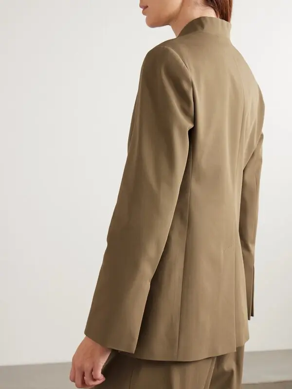 Max Mara Egnale' Cotton-twill Blazer - Neutrals