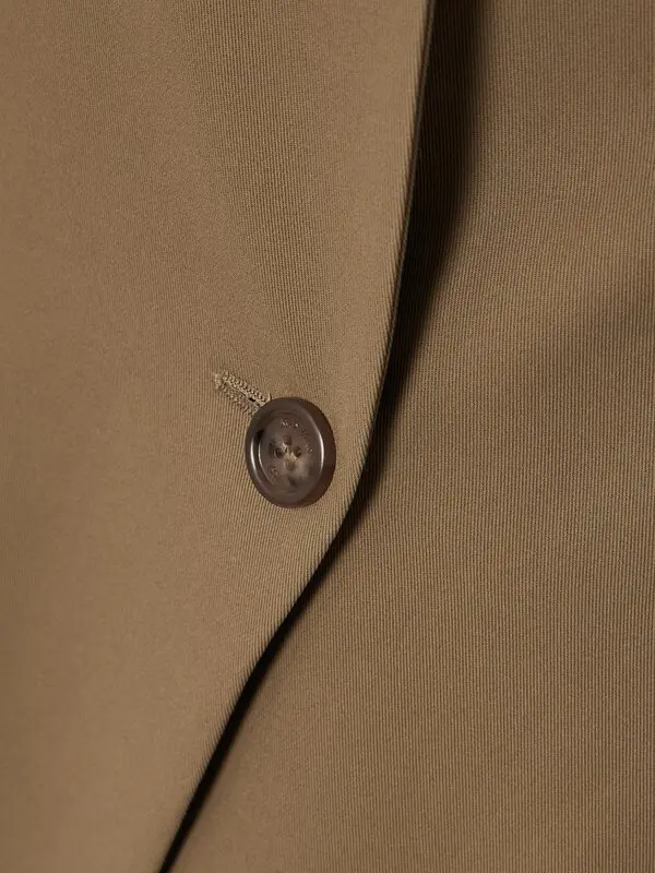 Max Mara Egnale' Cotton-twill Blazer - Neutrals