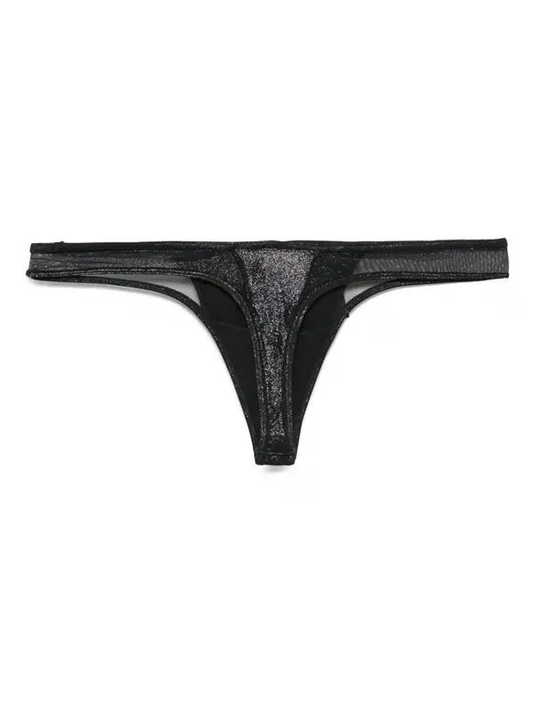 MAISON CLOSE Minuit Thong Bikini Bottoms