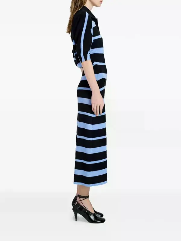 Proenza Schouler Solana Midi Dress - Blue