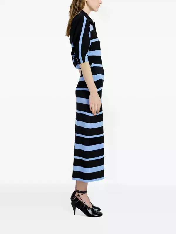 Proenza Schouler Solana Midi Dress - Blue
