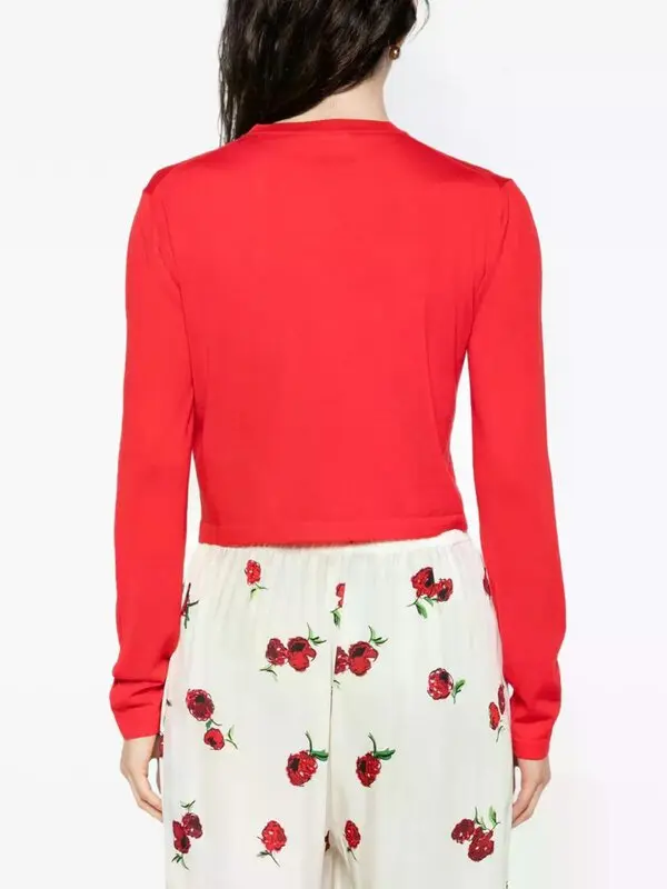 Khaite Brieta Cardigan - Red