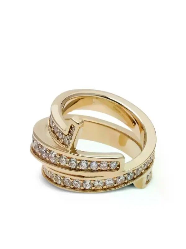 FERRAGAMO Gancini Triple-band Ring - Gold