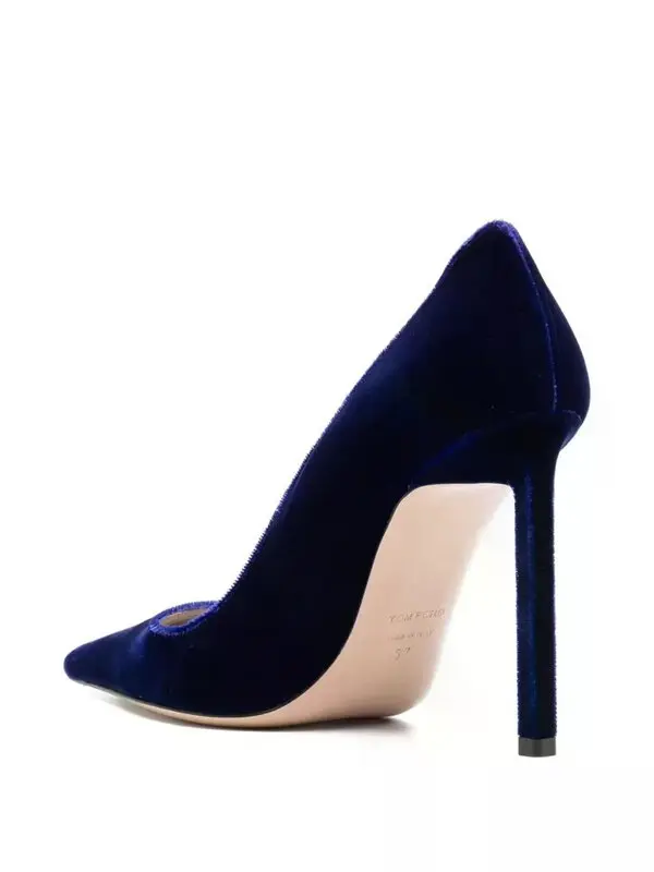TOM FORD 85mm Suede Pumps - Blue