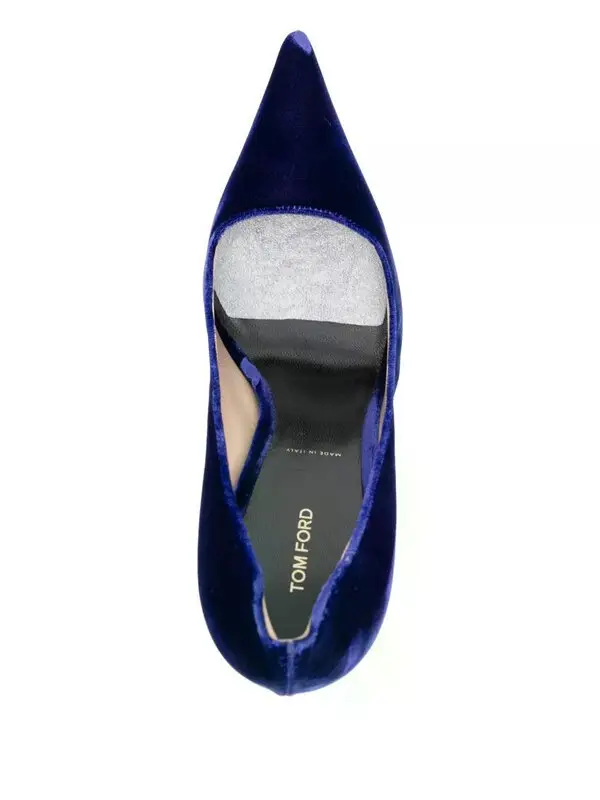 TOM FORD 85mm Suede Pumps - Blue