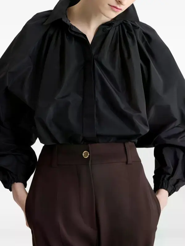 PATOU Bubble-sleeve Blouse - Black