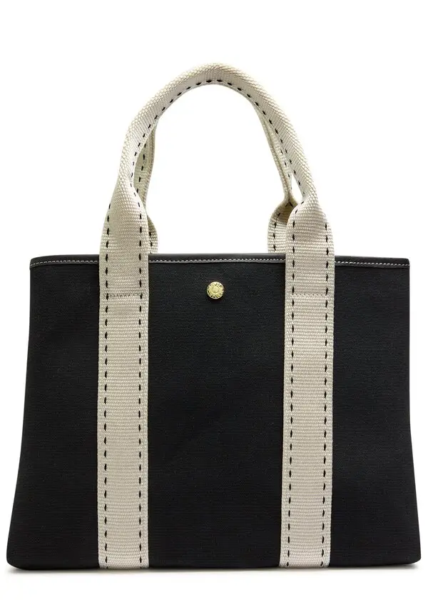 Rue De Verneuil Traversée L Sellier Canvas Tote Bag - Black