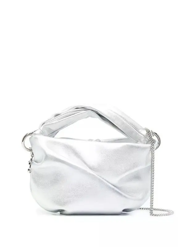 JIMMY CHOO Metallic Leather Tote Bag