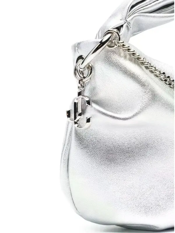 JIMMY CHOO Metallic Leather Tote Bag