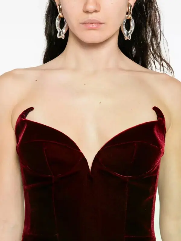 MUGLER Dresses Bordeaux