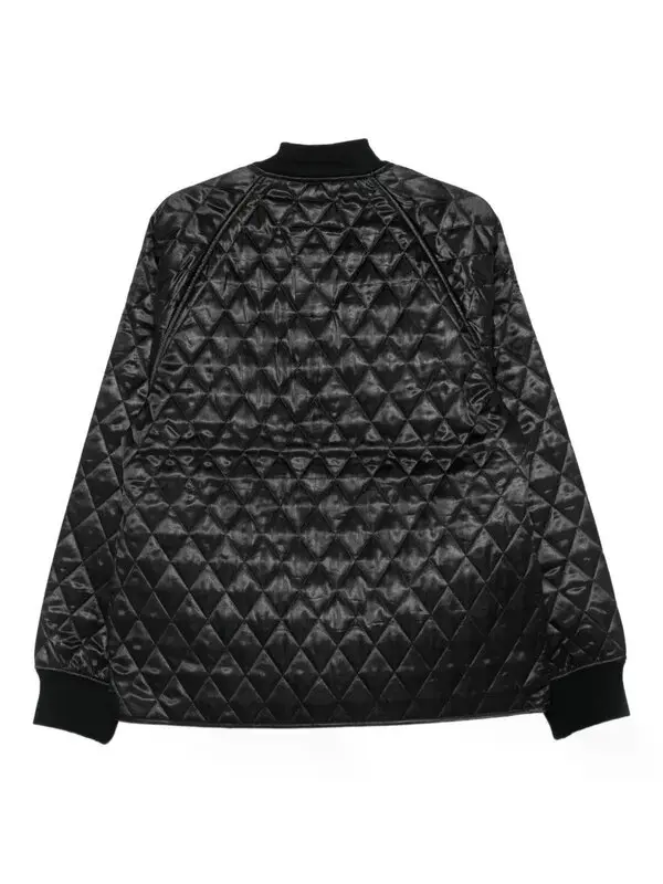 Carhartt Work In Progress Quilted Satin Jacket - Black
