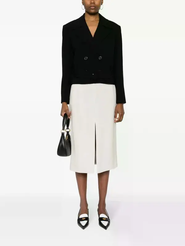 Theory Double-breasted Cropped Jacket