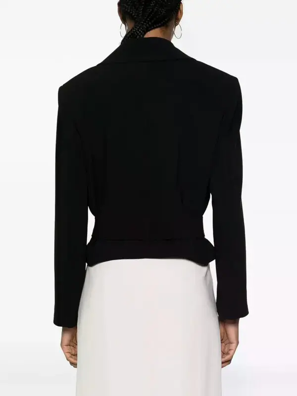 Theory Double-breasted Cropped Jacket