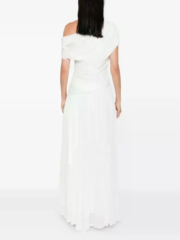 Simkhai Draped One-shoulder Dress