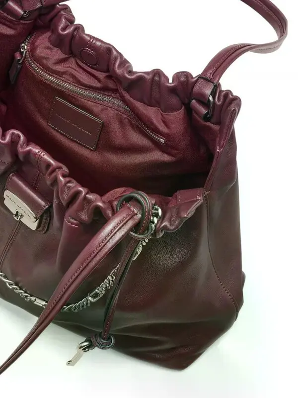 Marc Jacobs Cristina Chain-embellished Drawstring Tote Bag - Red