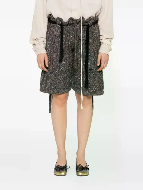 Ottolinger Cable-knit Drawstring Shorts