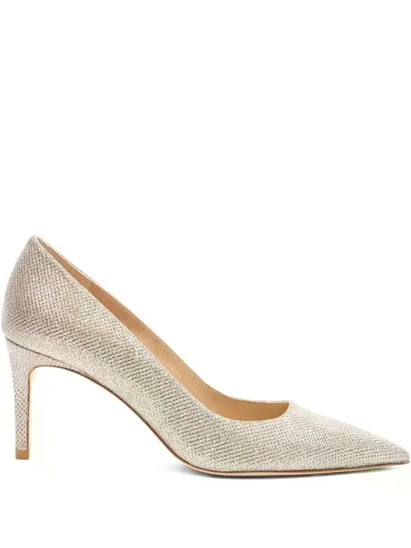 STUART WEITZMAN 75mm Glitter Pointed-toe Pumps