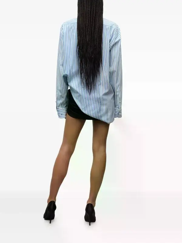 AREA Striped Button-down Shirt