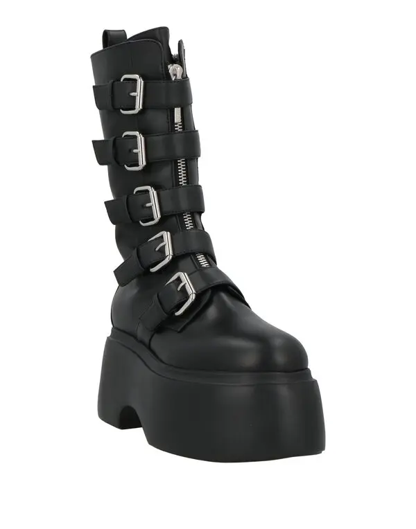 LE SILLA Leather Buckled Boots