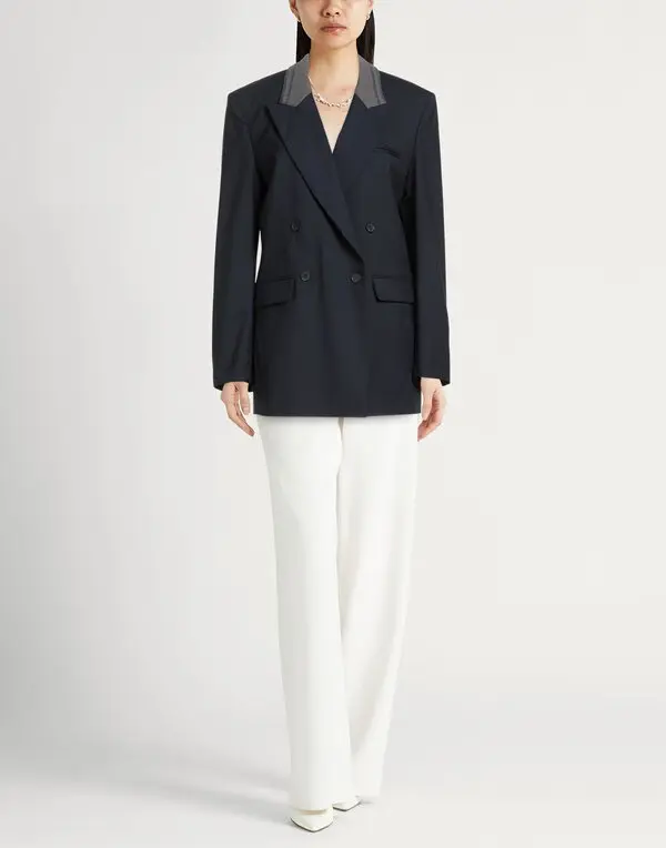 Fabiana Filippi Double-breasted Blazer - Navy