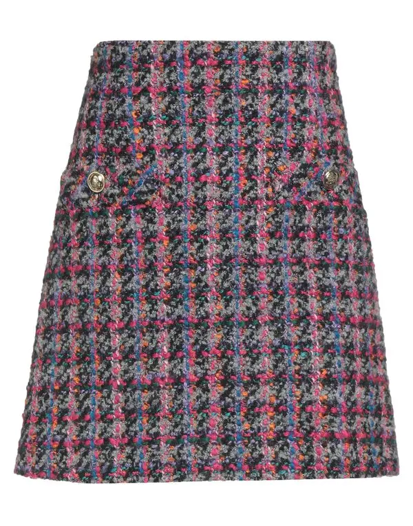 Sandro Mini Flared Tweed Skirt