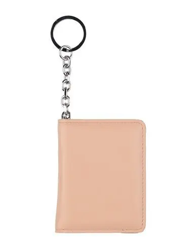 MAISON MARGIELA Cardholder Sand Cow Leather, Brass, Iron, Zinc - Beige