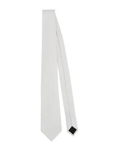 LANVIN Necktie Solid Color Satin - Grey