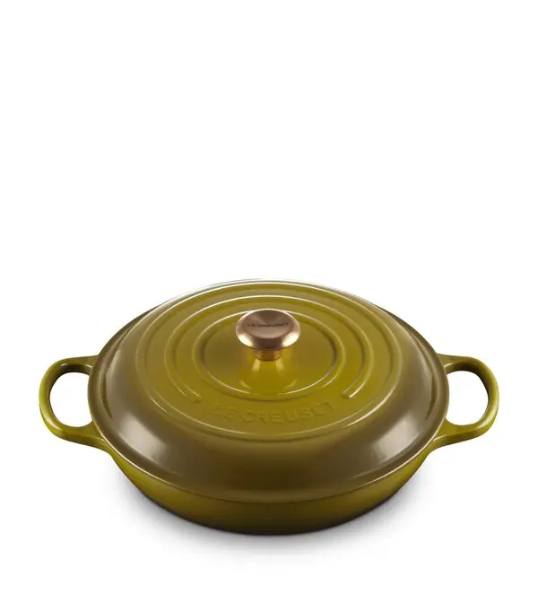 LE CREUSET Enamelled Cast Iron Shallow Casserole Dish - Green