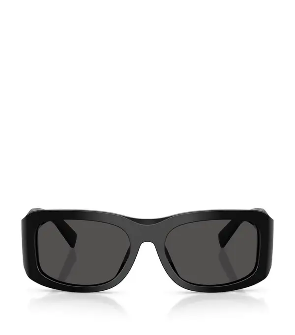 Dolce & Gabbana Acetate Rectangle Sunglasses - Black