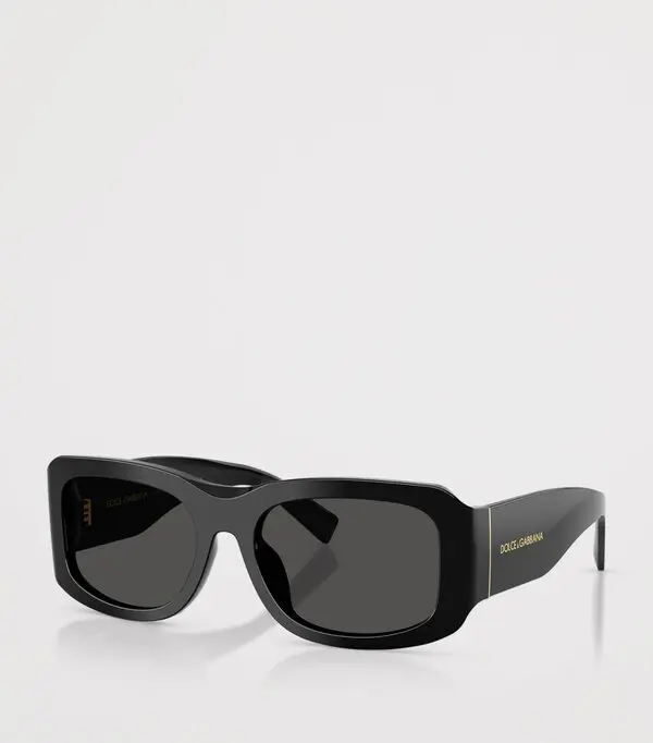 Dolce & Gabbana Acetate Rectangle Sunglasses