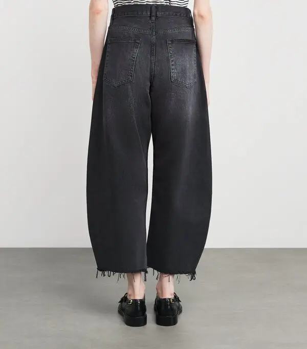 FRAME The Bubble Crop Jeans - Navy