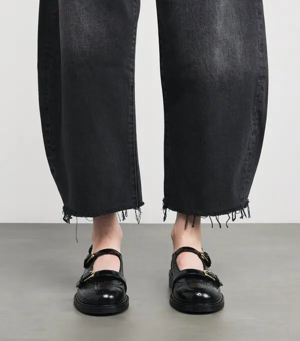FRAME The Bubble Crop Jeans - Navy