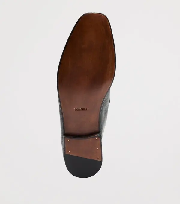 TOM FORD Leather Loafers - Black