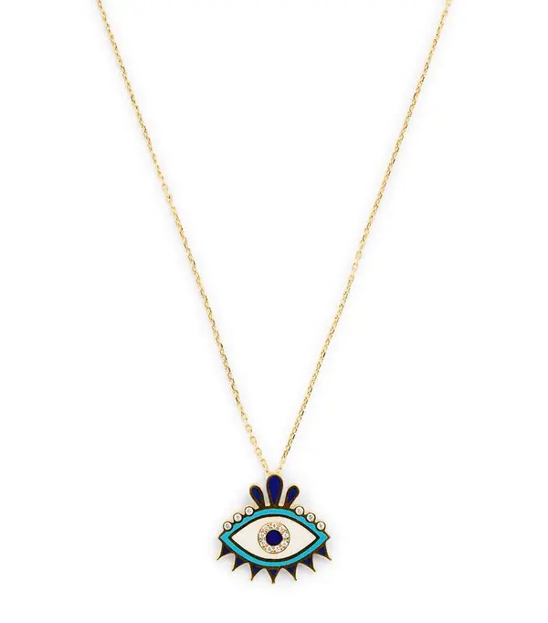 L'ATELIER NAWBAR Queen Eye Pendant Necklace - Gold