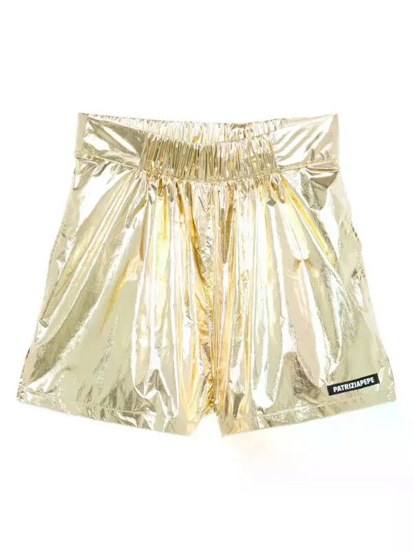 Patrizia Pepe Laminated Shorts