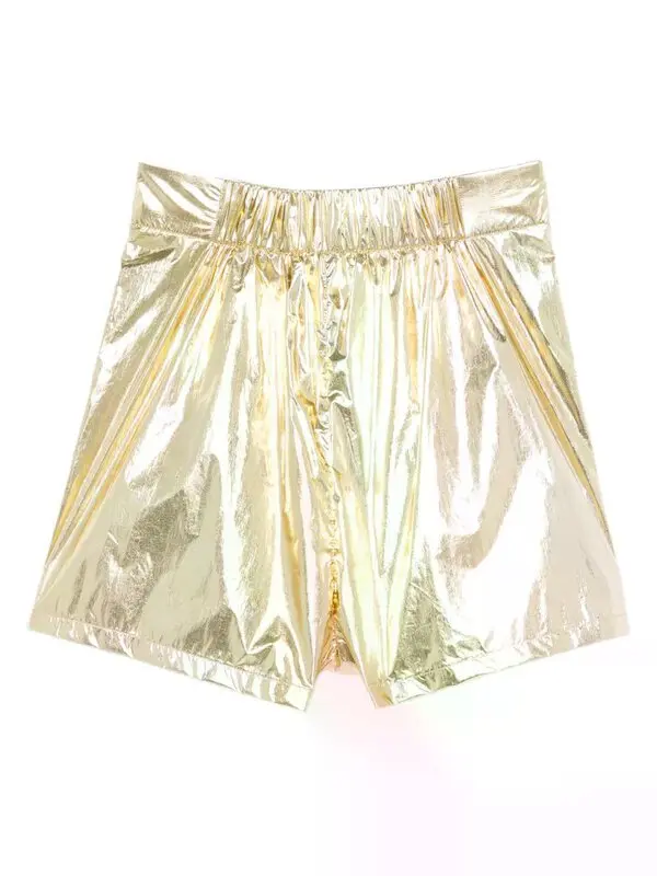 Patrizia Pepe Laminated Shorts