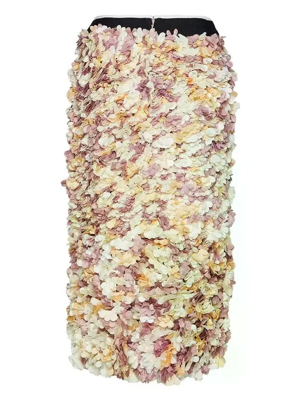 Marni Flower-embellished Midi Skirt