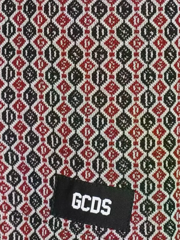 Gcds Geometric-pattern Drawstring Shorts