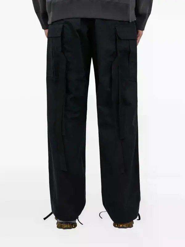 Sacai Ripstop Cargo Trousers - Black