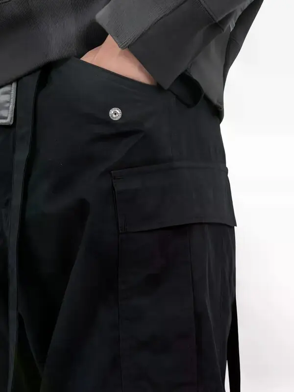Sacai Ripstop Cargo Trousers - Black