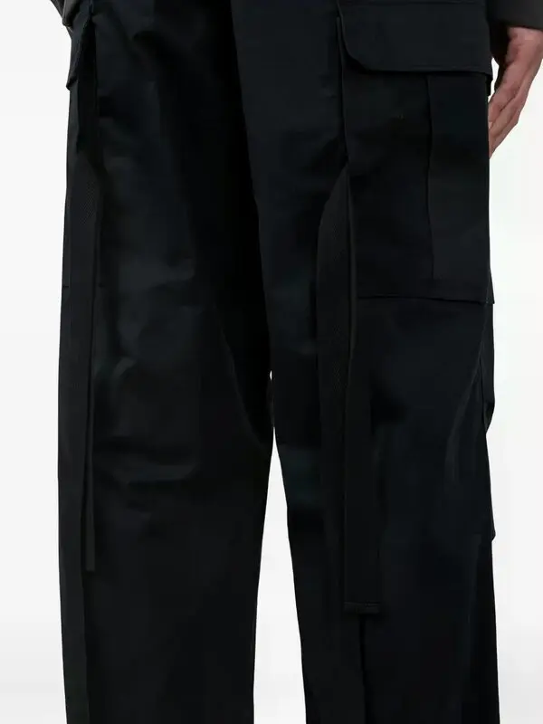 Sacai Ripstop Cargo Trousers - Black