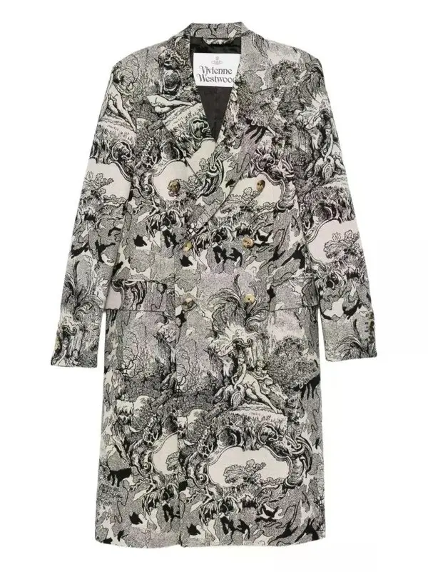 VIVIENNE WESTWOOD Baroque-print Coat