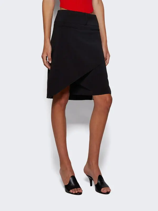 COURREGES Infinity Pleats Crepe Skirt