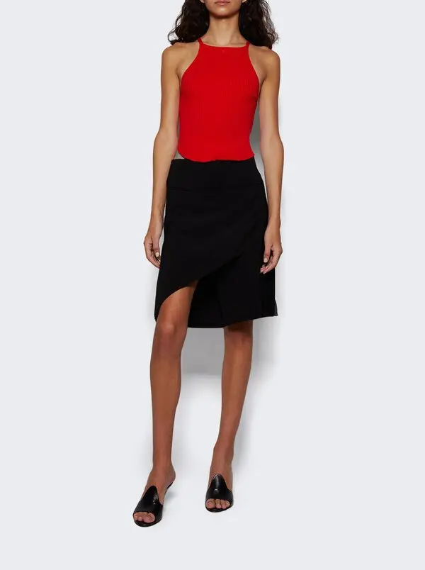 COURRÃ¨GES Infinity Pleats Crepe Skirt