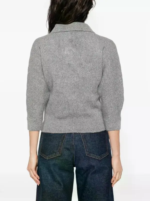 Khaite Polo-neck Cashmere Sweater