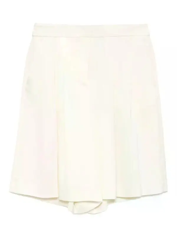 Karl Lagerfeld Fluid Tailored Shorts - White