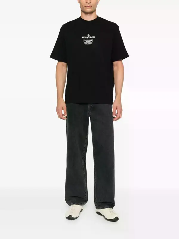 Stone Island Logo-print Cotton T-shirt
