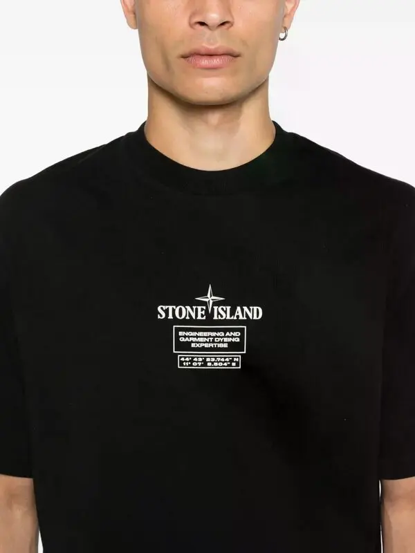 Stone Island Logo-print Cotton T-shirt